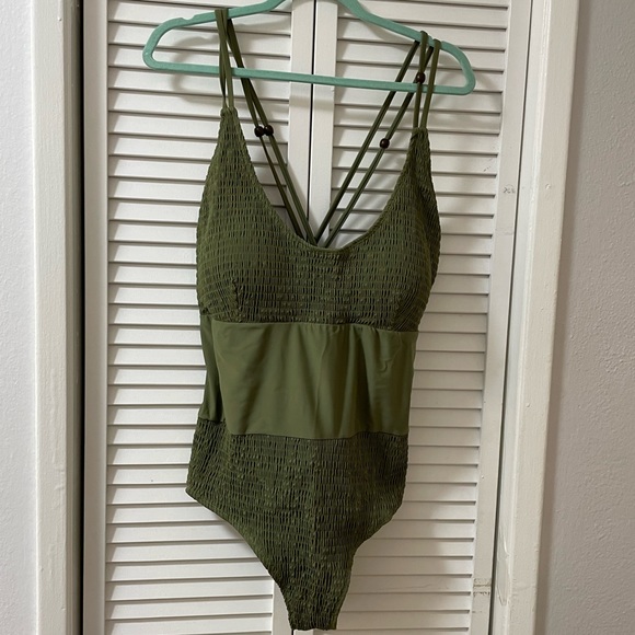 Joe Boxer | Swim | Olive Green One Piece Bathing Suit | Poshmark